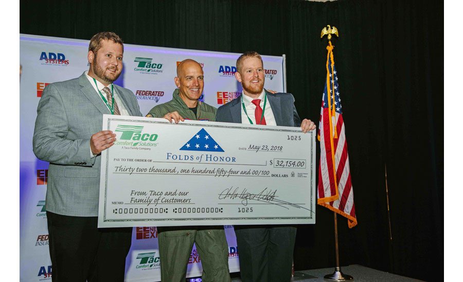 Taco Donates to Folds of Honor | 2018-07-09 | ACHR News
