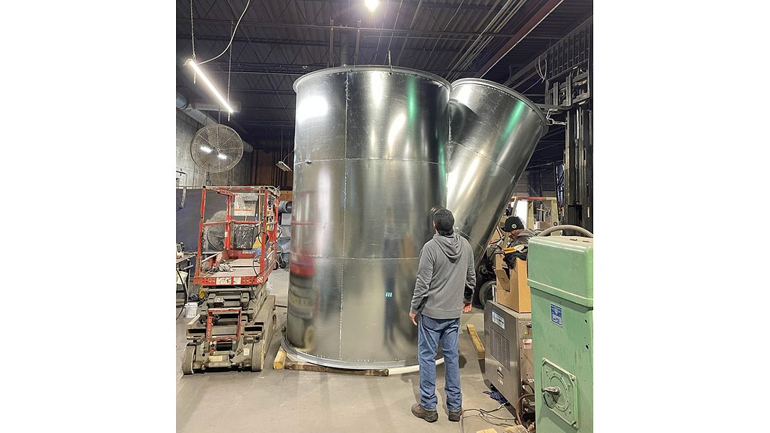 Dixie Metal Products Produces Large Diameter Process Exhaust for New ...