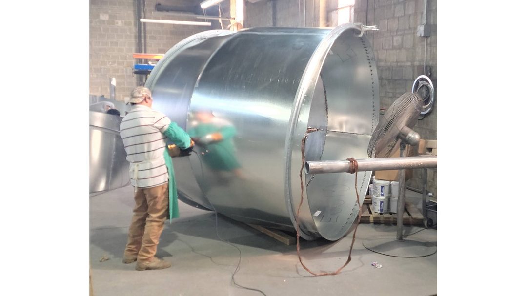 Dixie Metal Products Produces Large Diameter Process Exhaust for New ...