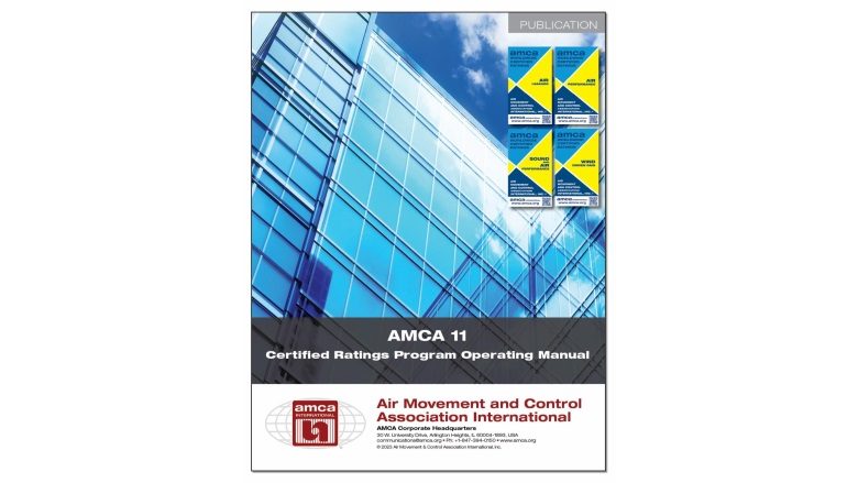 AMCA International Revises Certified Ratings Program Operating Manual ...