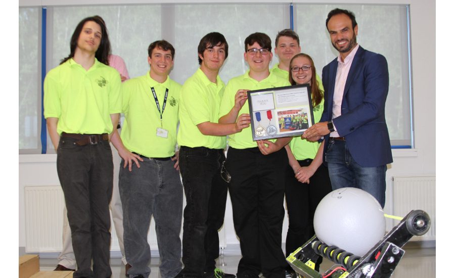 FIRST robotics teams demonstrate teamwork at Bosch Thermotechnology ...