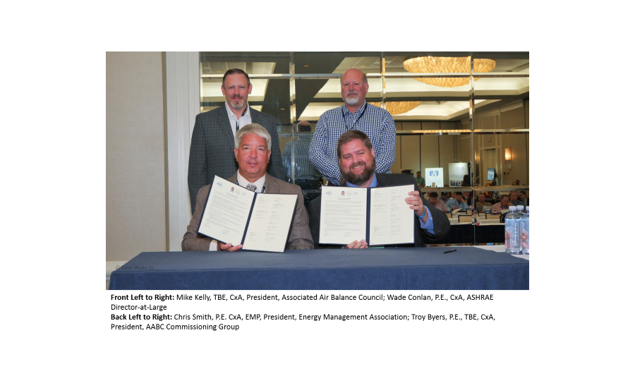 ASHRAE, AABC, ACG and EMA Sign Memorandum of Understanding | 2021-10-01 ...