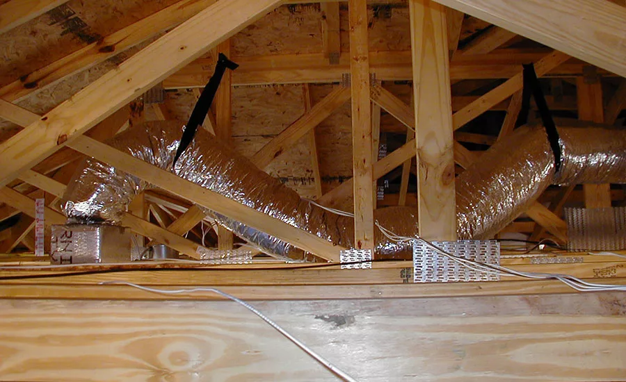 Attic Flexible Duct R6 R8 Insulated Flexible Air Duct/Hose Fiberglass