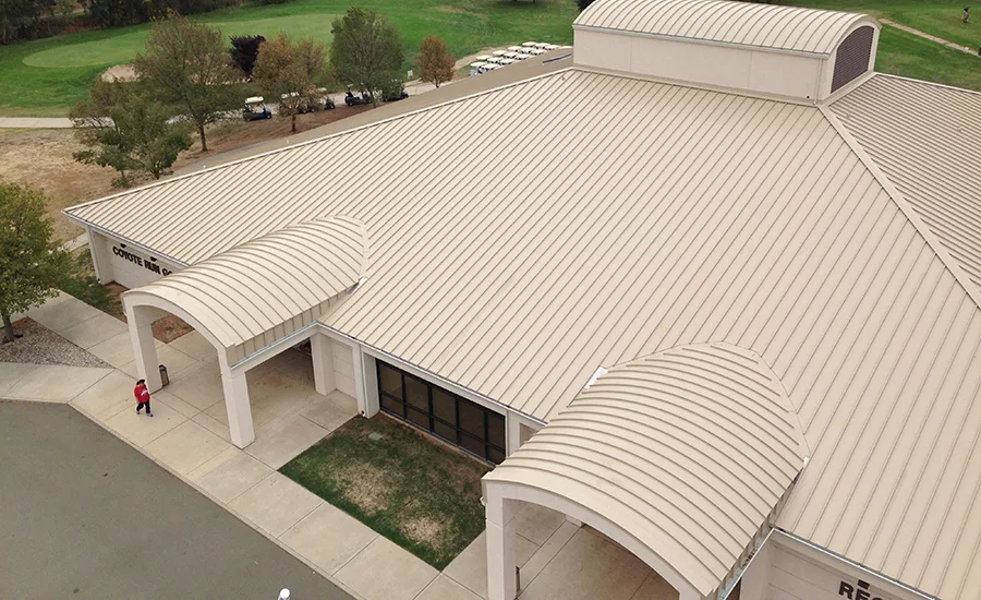 Metal roof installed on Air Force military base | 2017-10-15 | SNIPS ...